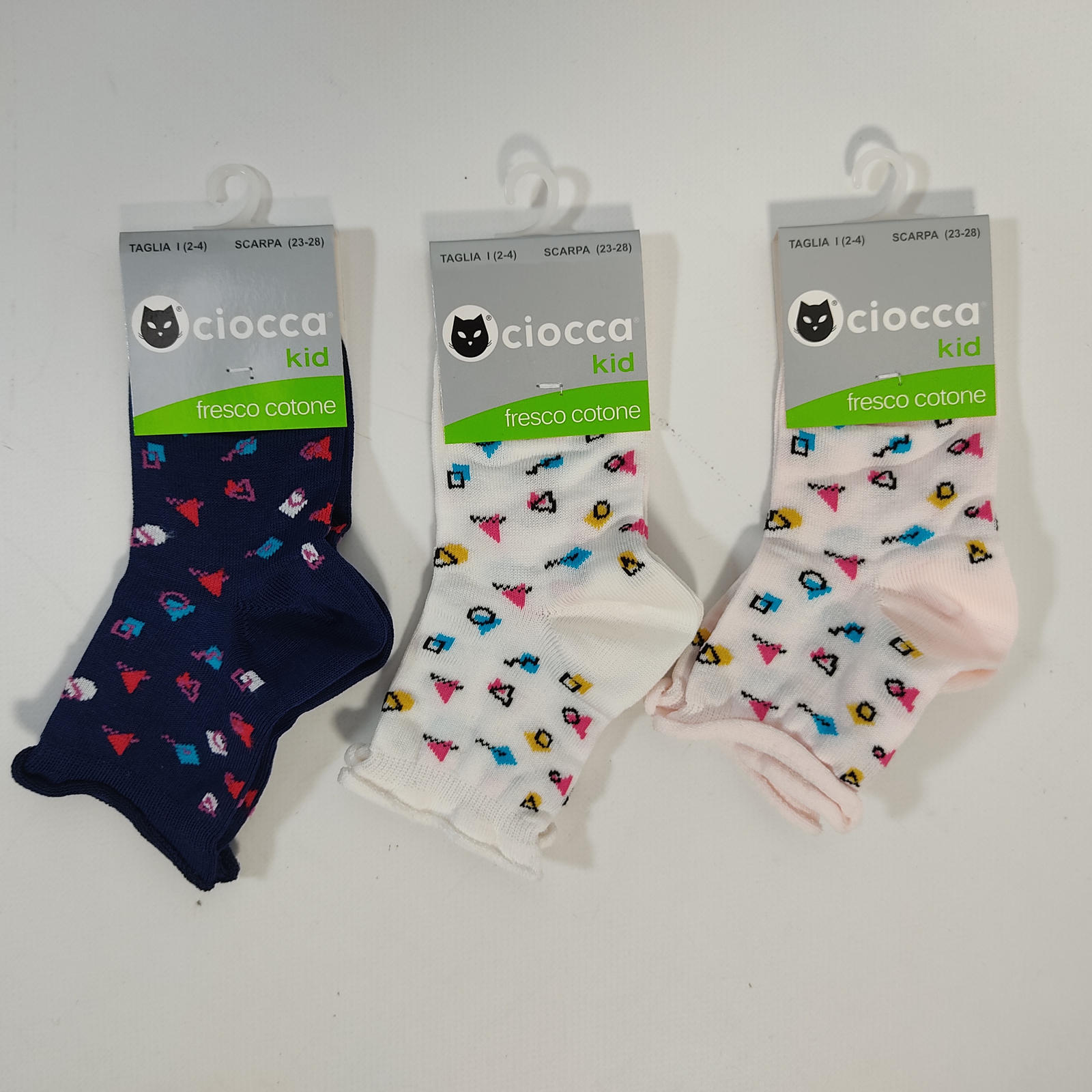 GIRL'S SHORT SOCKS 4/380 - CIOCCA